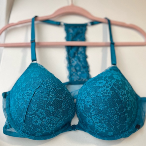 Victoria's Secret | Intimates & Sleepwear | Victorias Secret Teal Lace ...